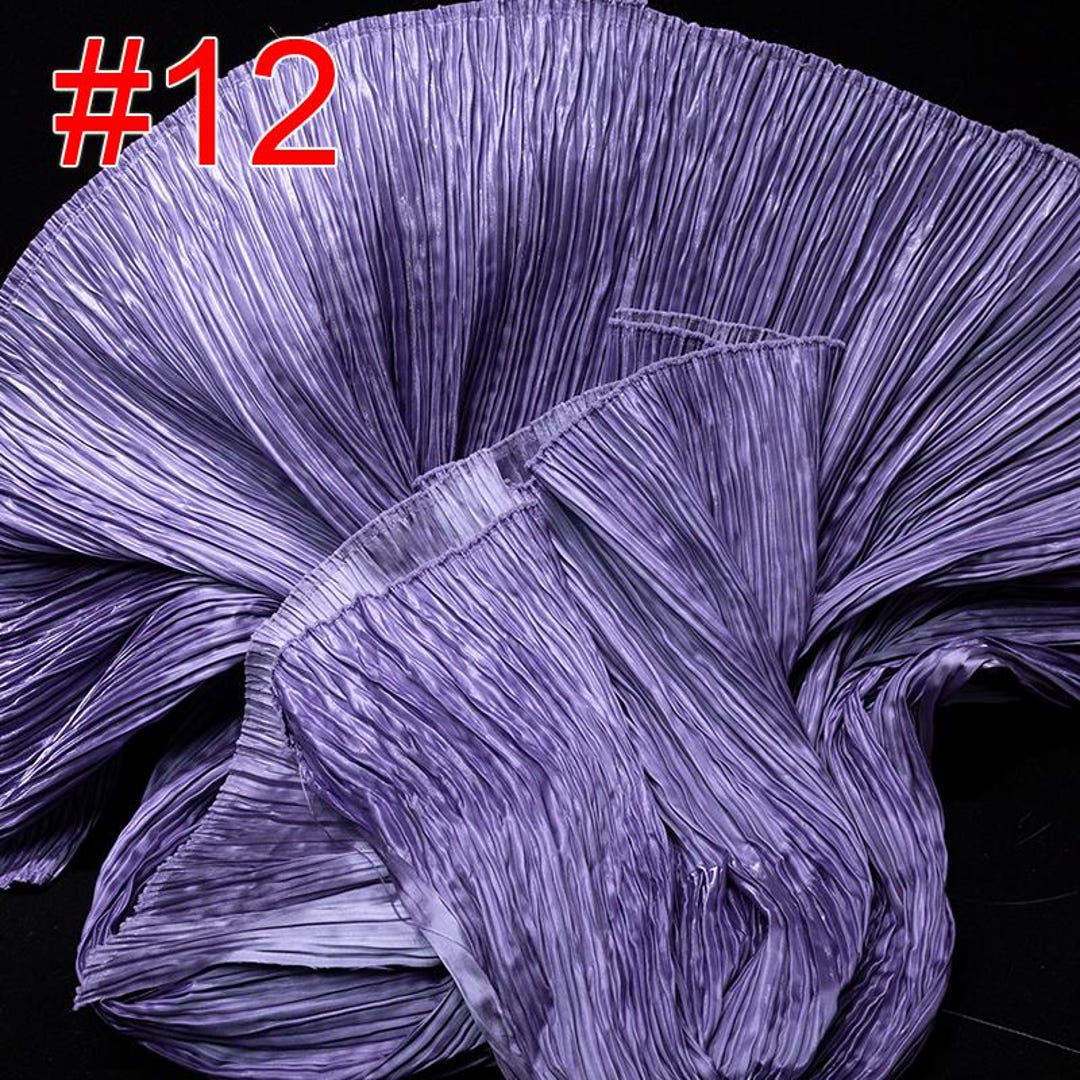 1.5 Meters Wide 13 Colors Wrinkled Water Bright Luster Fabric Lady ...