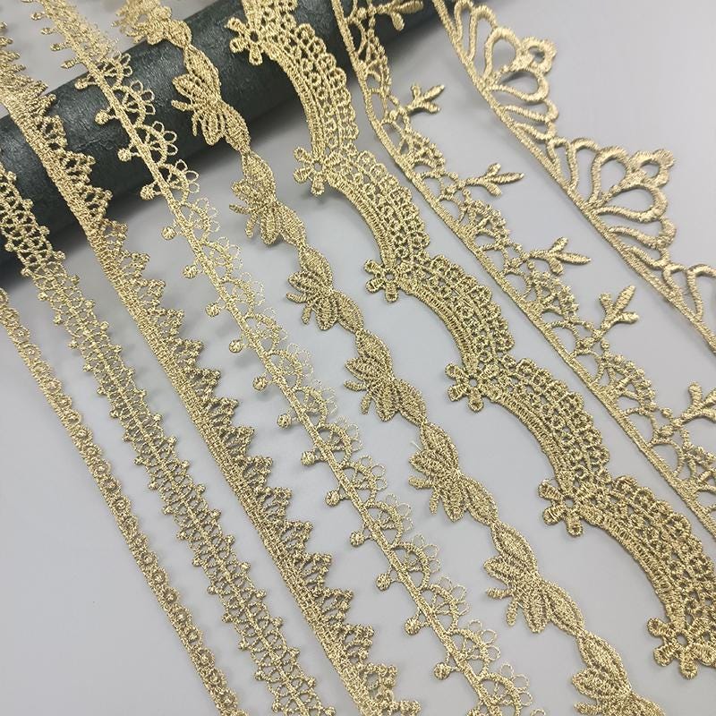 Trim Gold Lace Scallop - Etsy UK