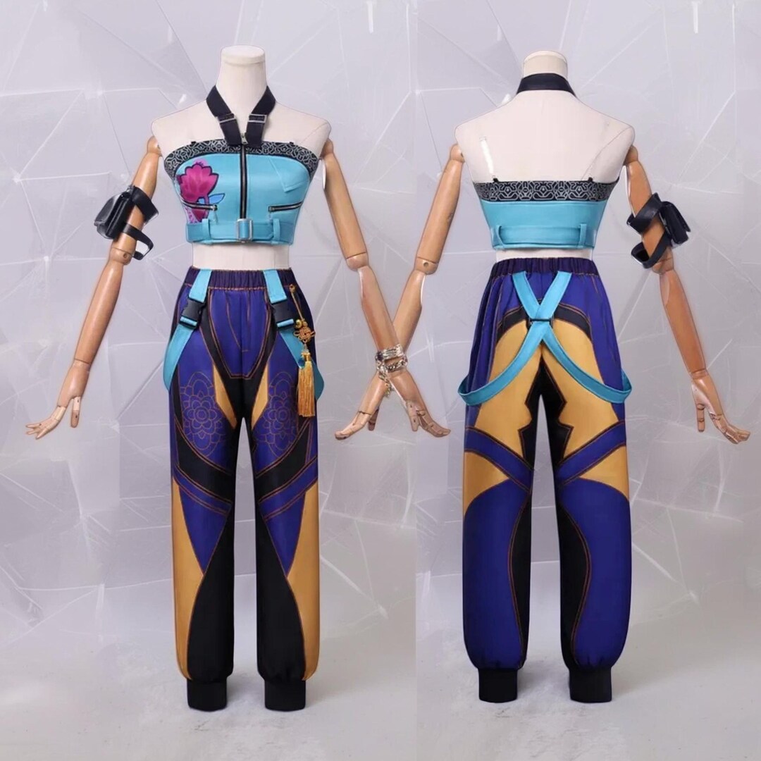 K-POP Demon Hunter Girls Cosplay Costume Zoey Stage Costume Regular ...