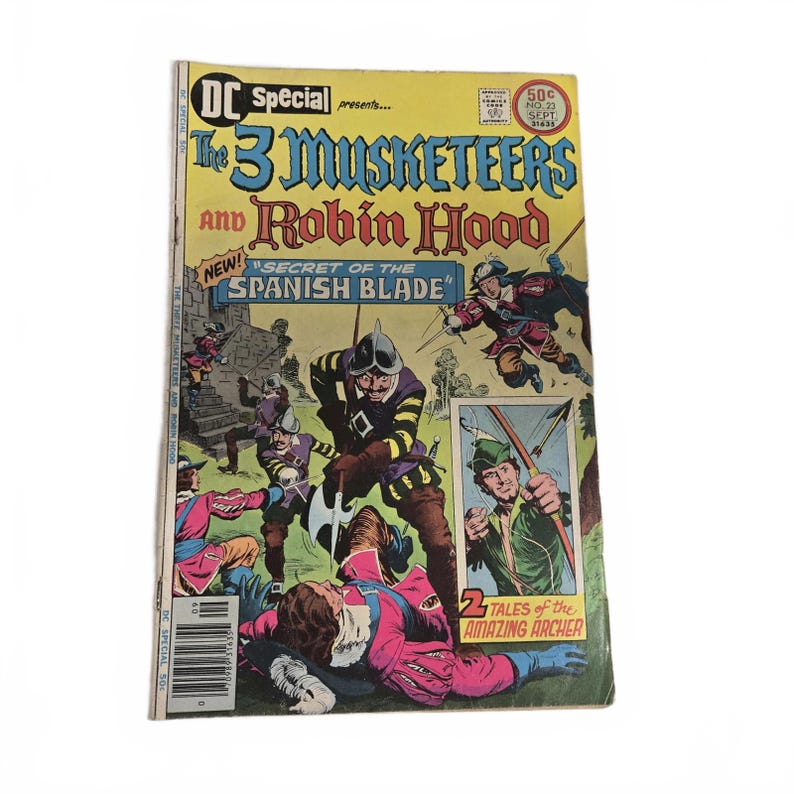 Comic / the 3 Musketeers and Robin Hood Comic #23 / Secret of the ...