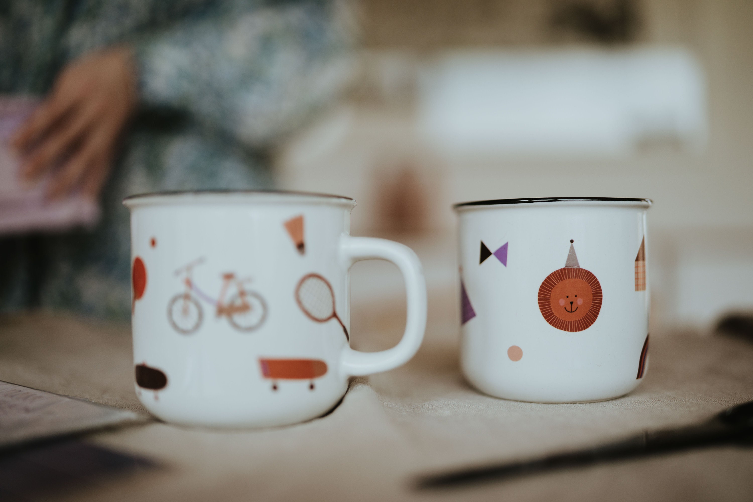 Shapes Porcelain Sticker | Etsy