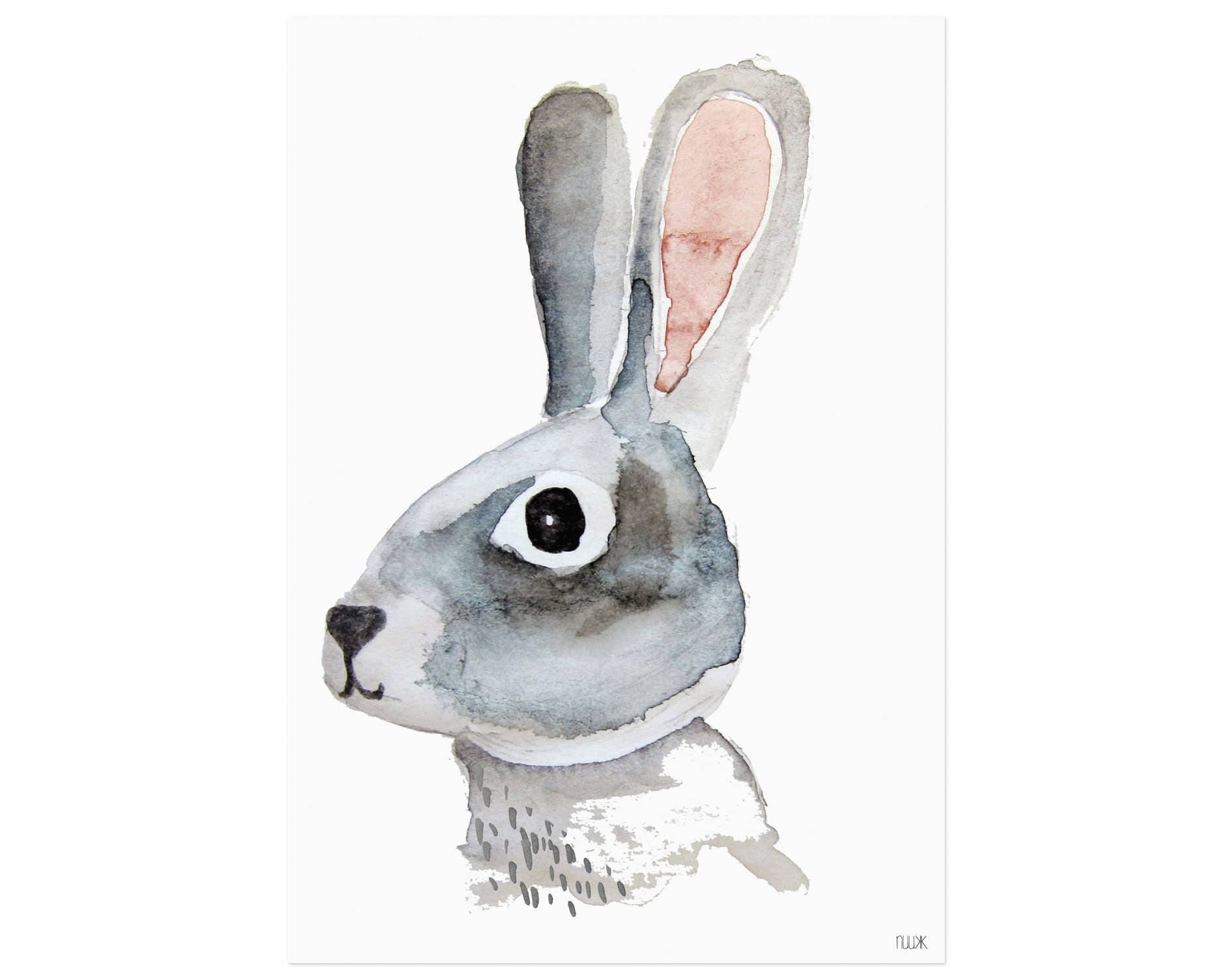 Bunny Poster - Etsy