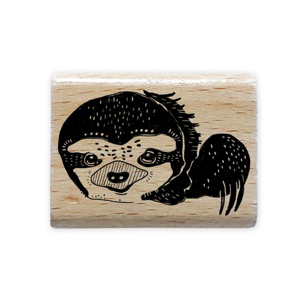Sloth Rubber Stamp - Etsy