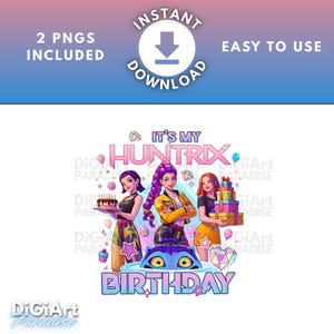 It's My Birthday KPOP Huntrix PNG, Huntrix Birthday Digital Download ...