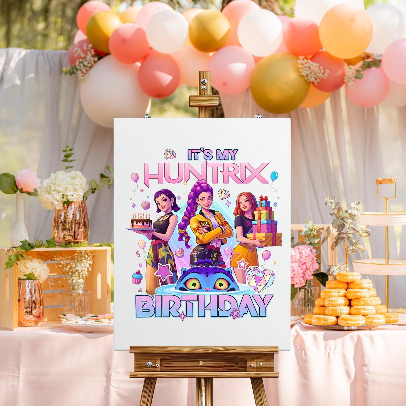 It's My Birthday KPOP Huntrix PNG, Huntrix Birthday Digital Download ...