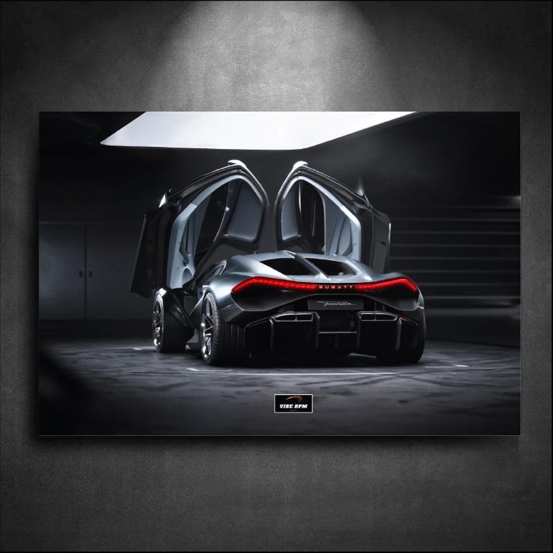 Tableau NÉON Bugatti Tourbillon - Etsy