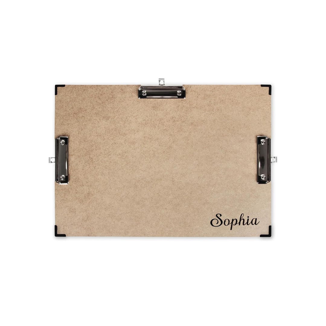 Large Wooden Clipboard 11x17 With 3 Clips - Rustic Art Sketch Pad - Etsy