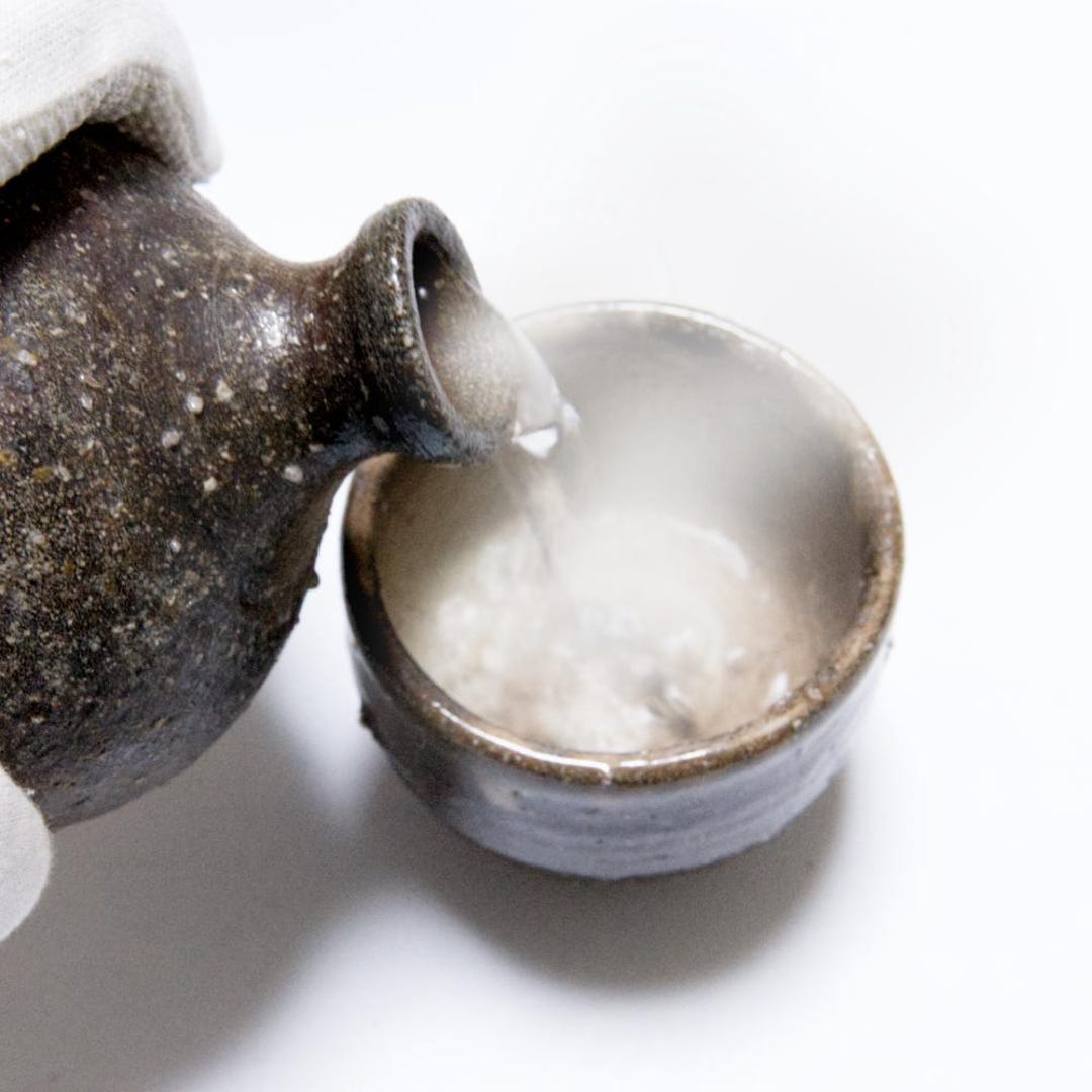 Sake Bottle Cups Hot Pottery Set Dad Him Birthday Gift Gifts Japanese ...