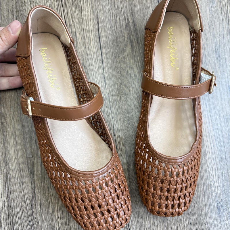 Woven Mary Jane Shoes Women - Etsy