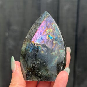 Spectrolite Freeform - Crystal - Purple, Orange & Blue Flash - Polished ...