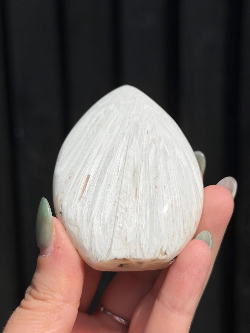 Scolecite Freeform - Crystal - Polished Gemstone - Flame - Etsy UK