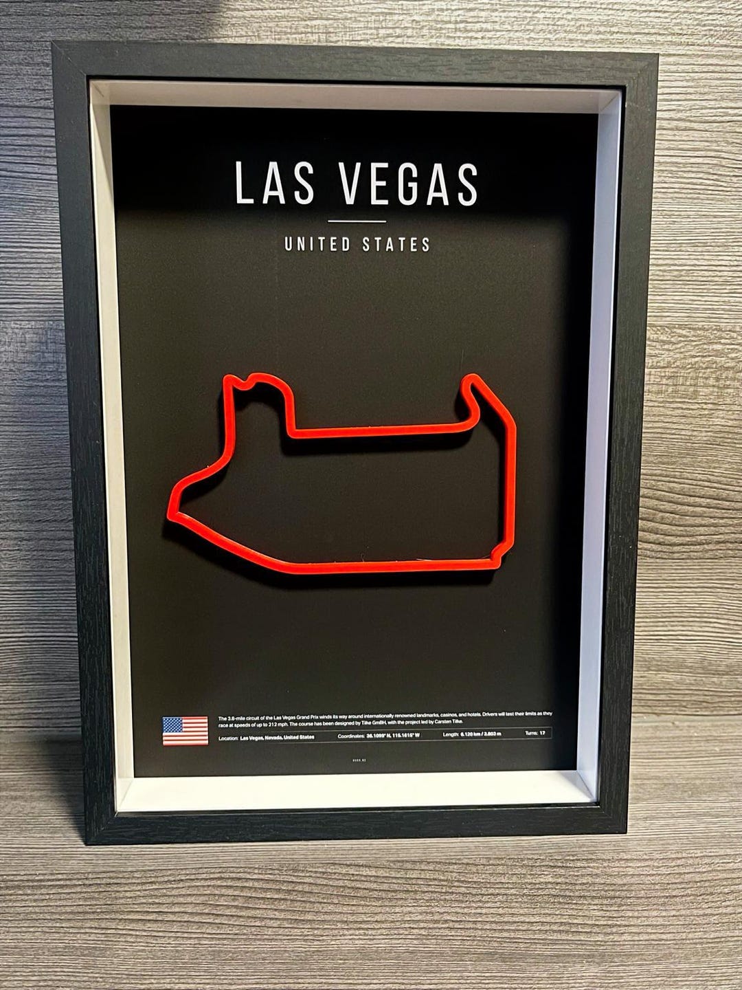 3D Wall Mural – Las Vegas F1 Track | Motorsport Decor | Formula 1 Gift ...