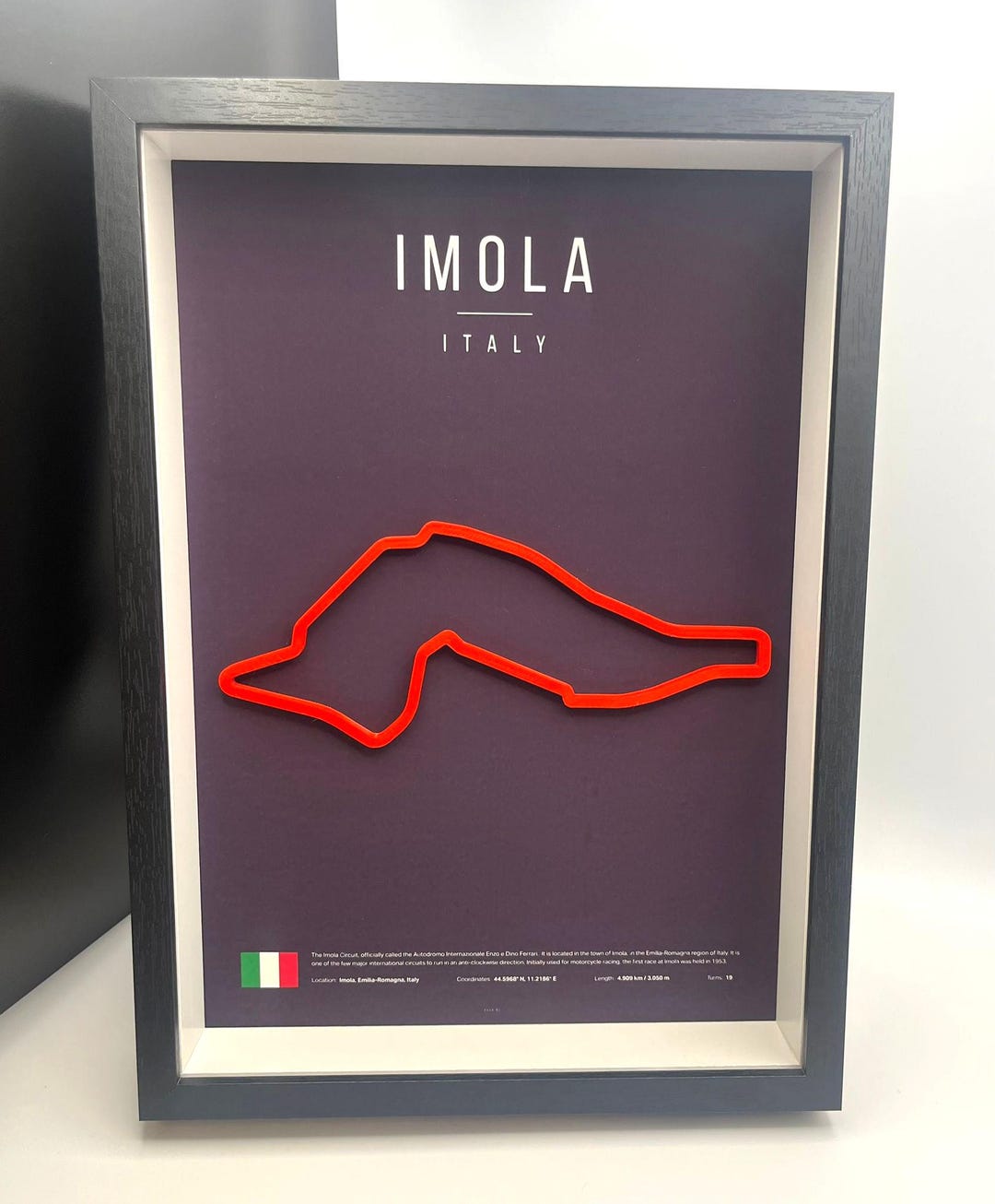 3D Mural | Wall Art | Imola Racetrack | Motorsport Decoration | Decor ...