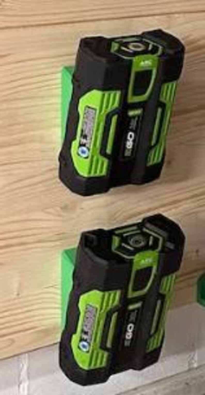 EGO Angled Battery Wall Hanger Mount | Electric Power Battery Mounting ...