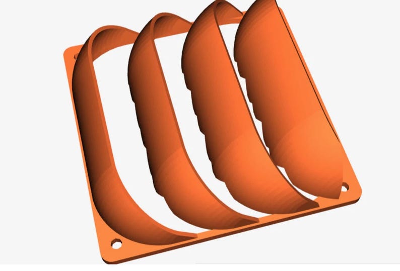 120/140mm PC Fan Deflector W/teeth | Redirect Computer Airflow ...