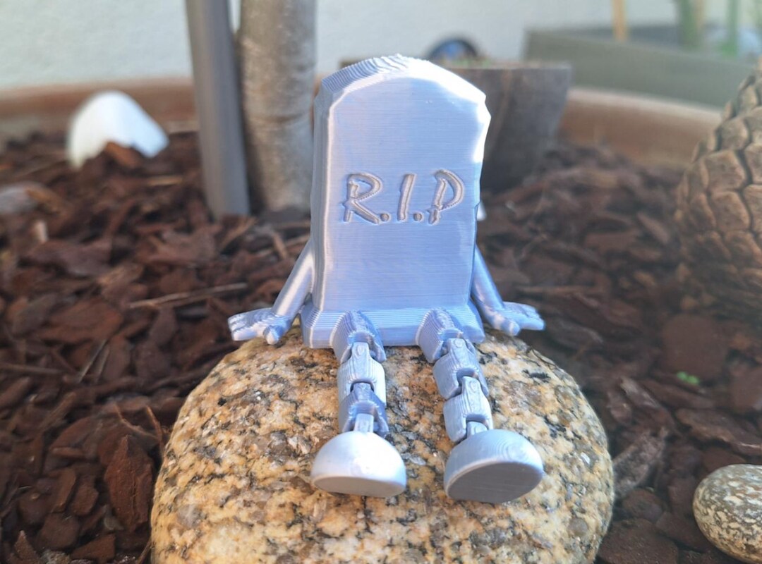 Articulated Tombstone Fidget Toy | Halloween Desk Toy | Spooky ...