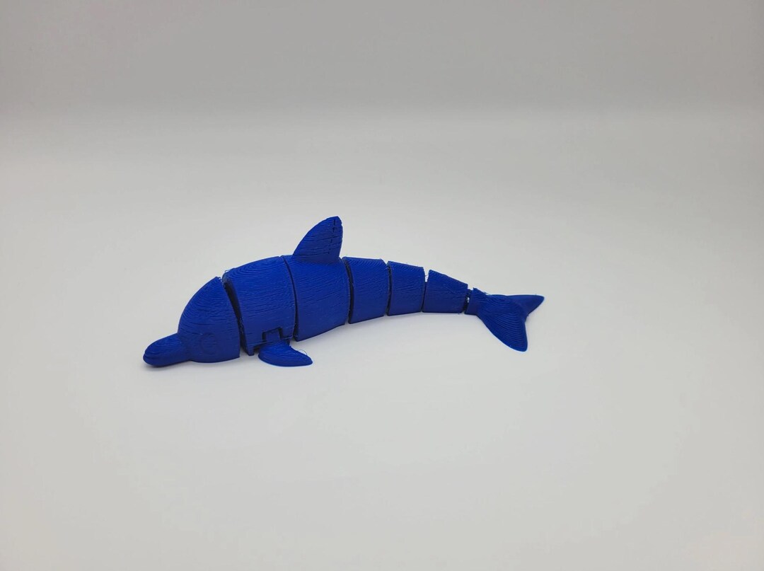 Cute Articulated Dolphin | Fidget Dolphin W/moveable Body Joints | Desk ...