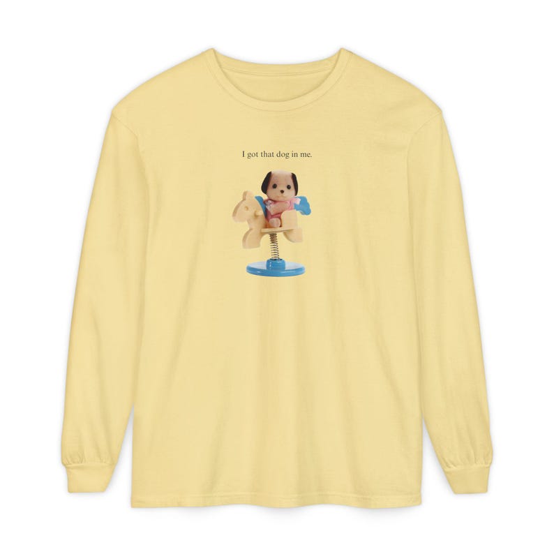 Calico Critters Coquette Y2K Cybercore Long Sleeve T-shirt, Oversized ...