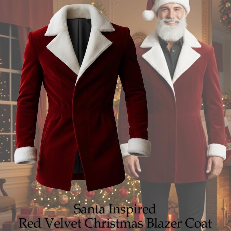 Santa Claus Jacket - Etsy