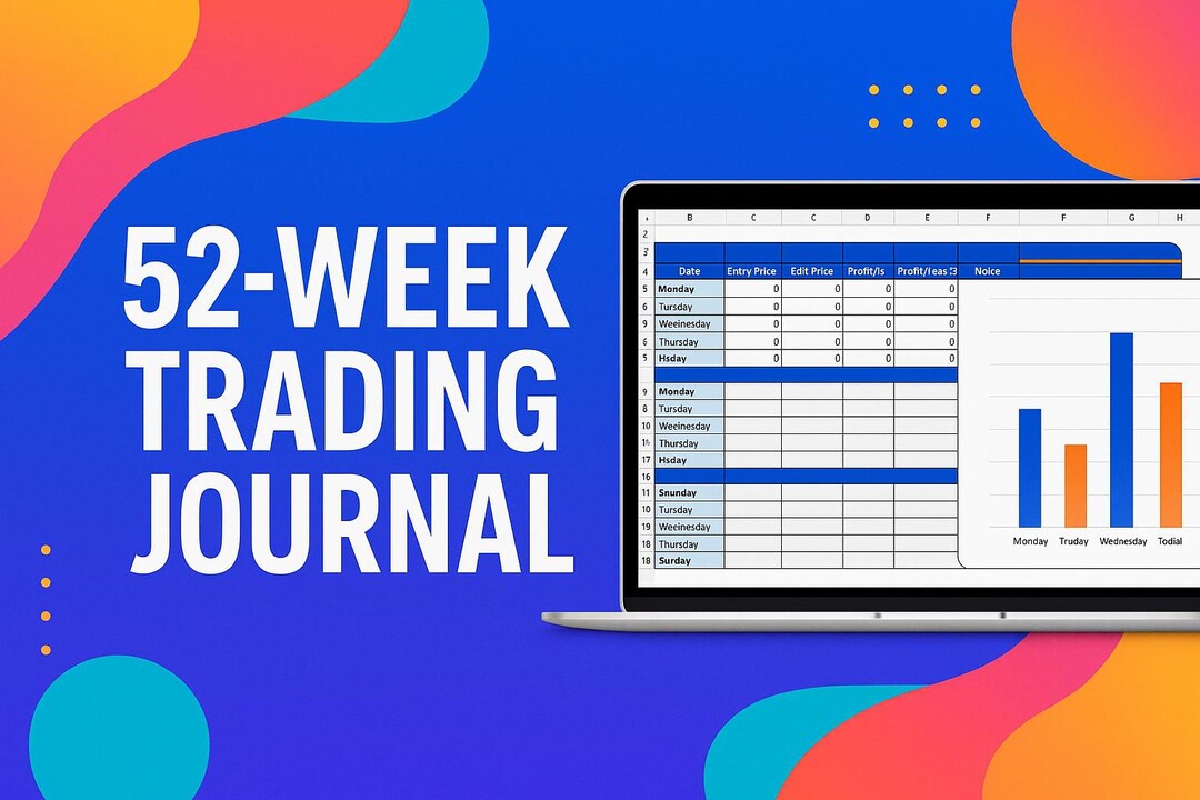 Trading Tracker Spreadsheet | Week Excel Journal | Day Trading Log ...