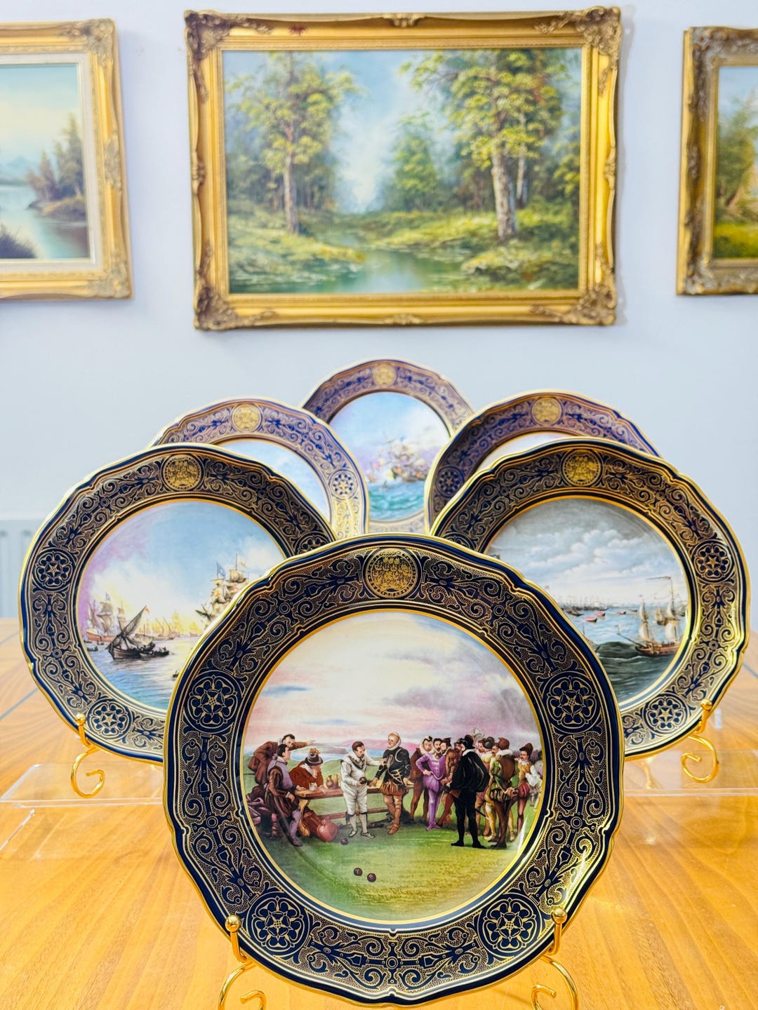Spode Armada Series Collector Plates – Complete Limited Edition Set ...