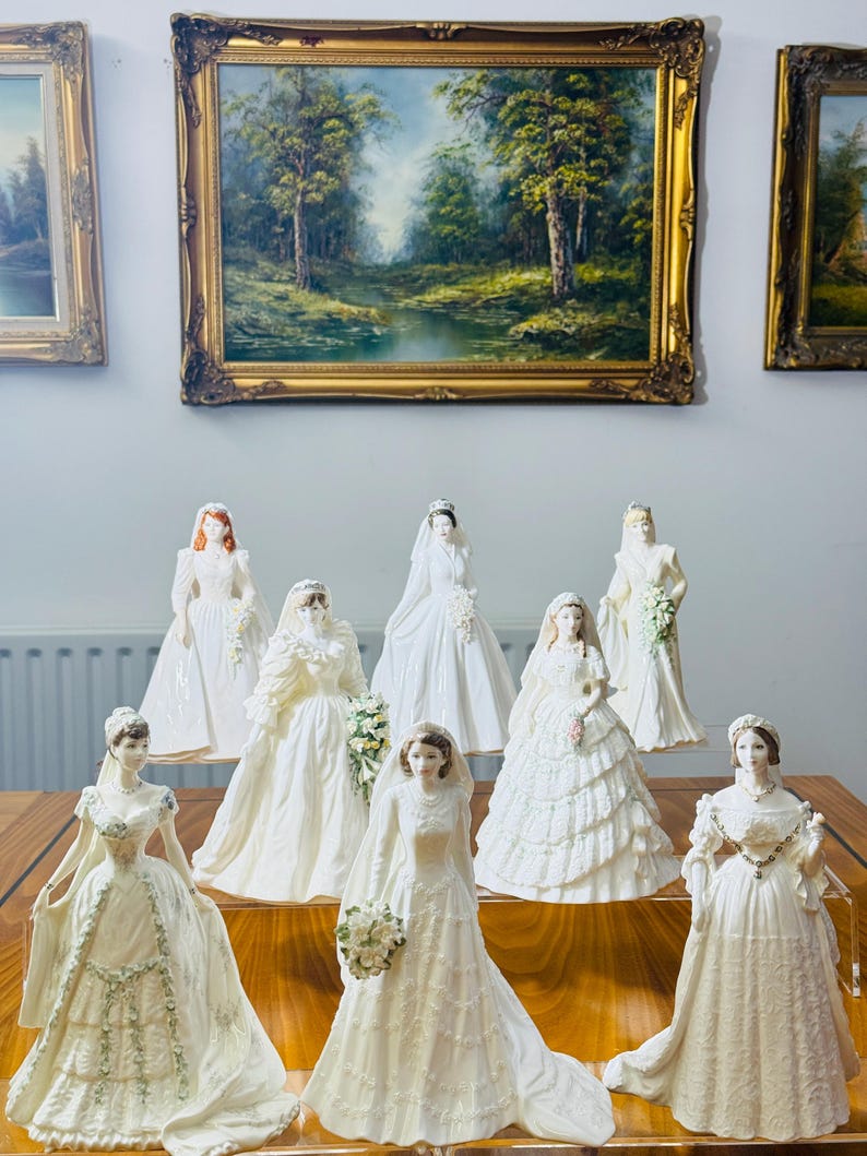 Coalport Royal Brides Collection – 8 Limited Edition English Bone China ...