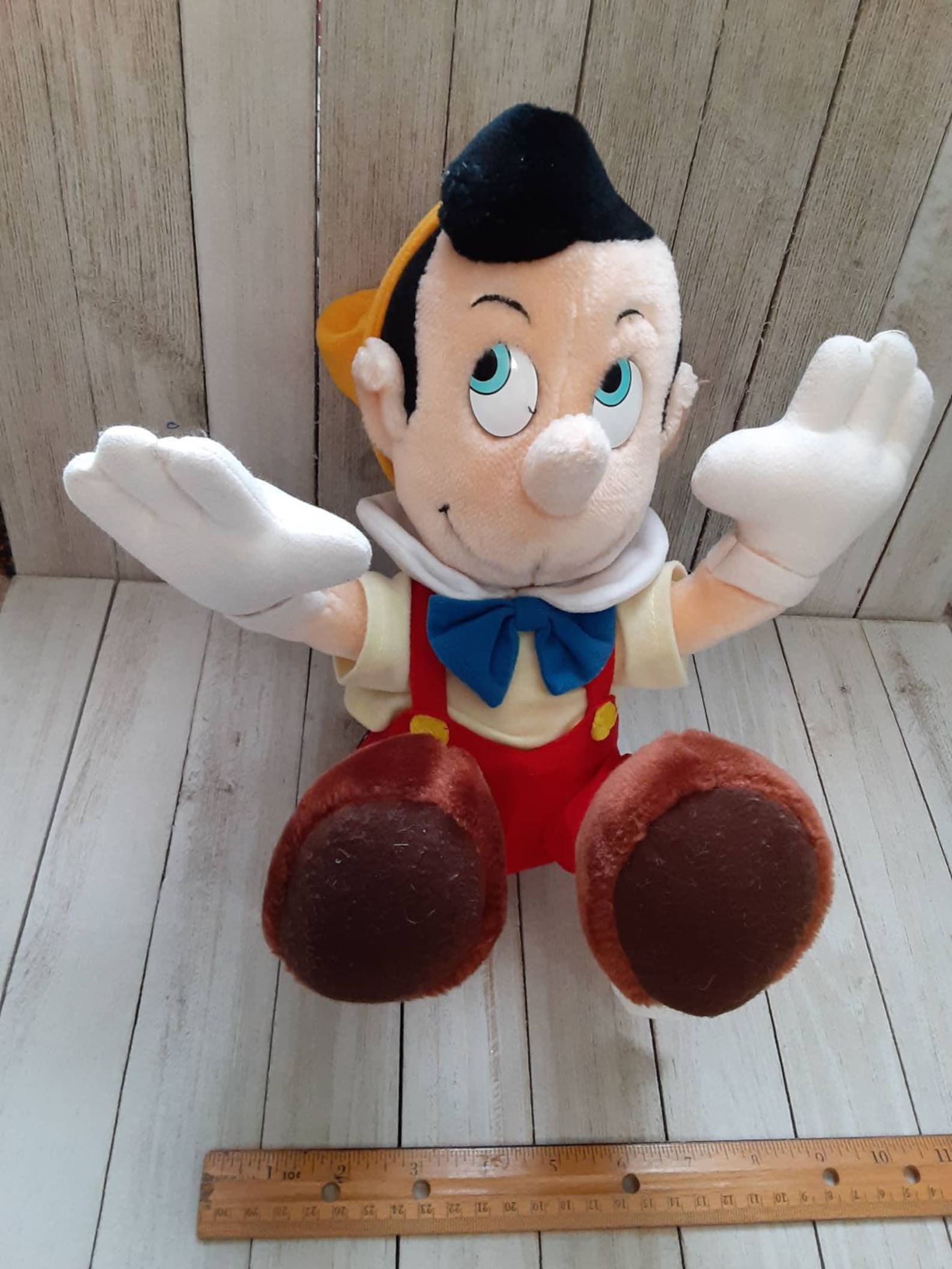 Pinocchio Walt Disney Stuffed Animal Puppet Real Boy - Etsy