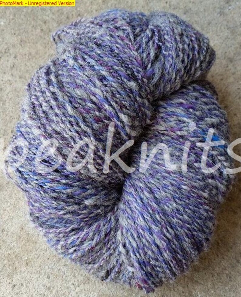 Handspun Yarn solitude 484 Yards 1452 Feet - Etsy