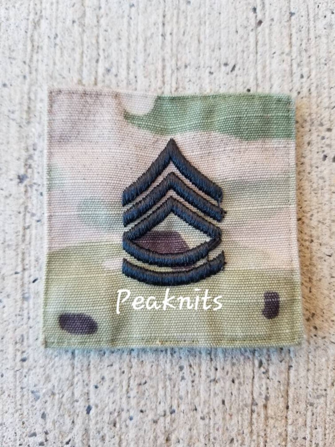 Sergeant First Class sfc E-7 US Army Multicam/ocp Military - Etsy