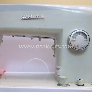 Sewing Machine - 1960s White Model 65 - Industrial Straight Stitcher ...