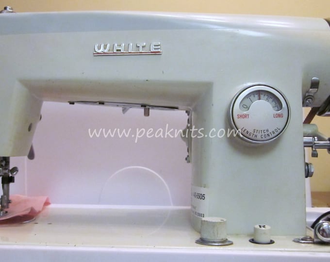 Sewing Machine - 1960s White Model 65 - Industrial Straight Stitcher ...