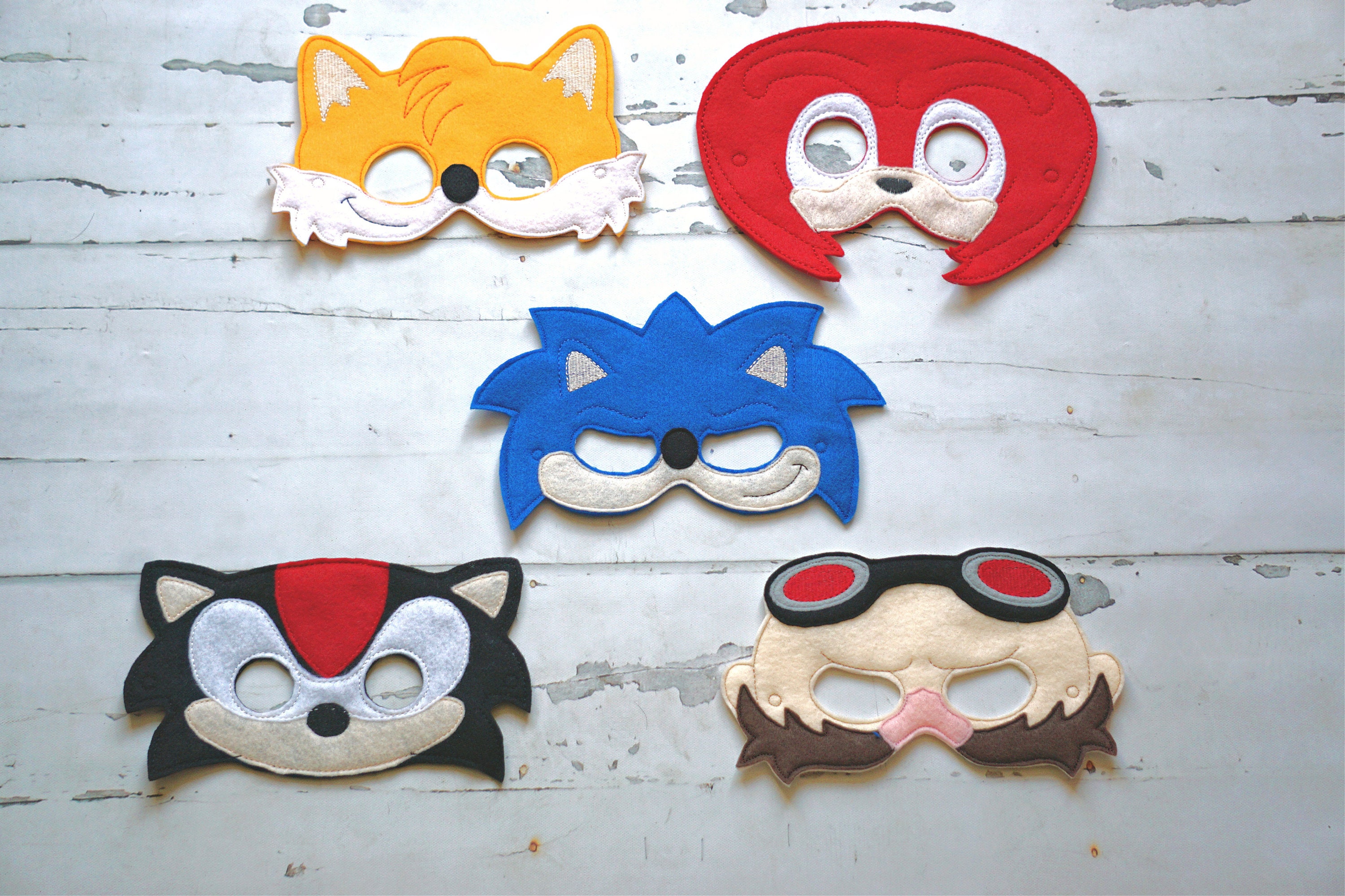 Sonic the Hedgehog Masks - Etsy