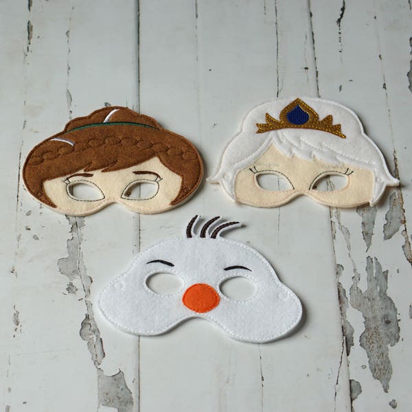 Frozen Mask - Etsy