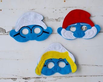 Smurf Masks - Etsy