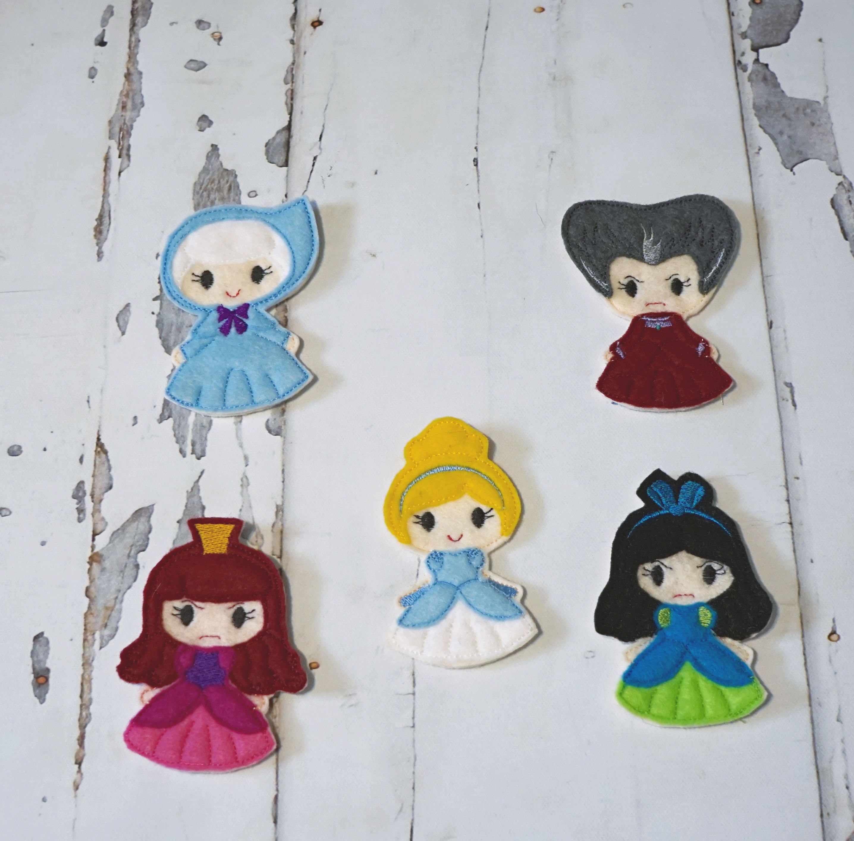 Cinderella Inspired Finger Puppets | Etsy