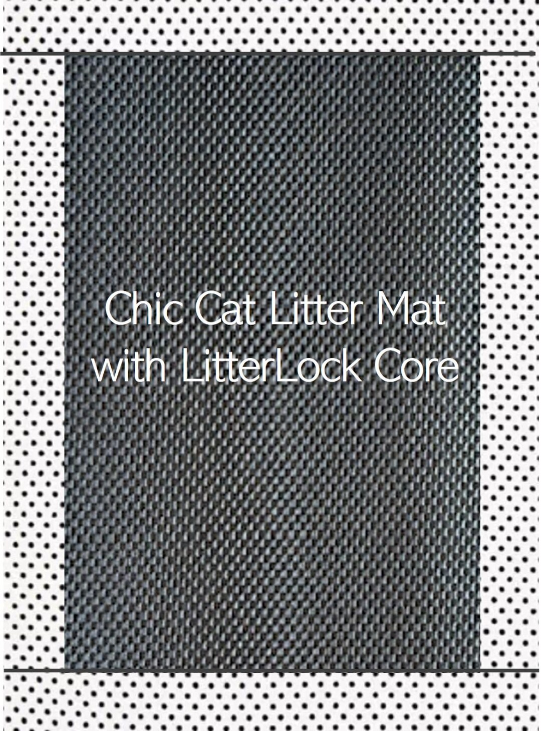 Stikitty Dot Dot Dash Cat Litter Mat - Etsy