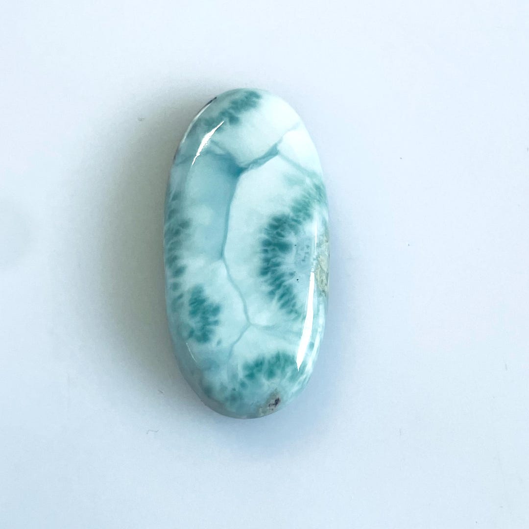 Larimar Gemstone Fancy Cabochons – Caribbean Blue Stone for Custom ...