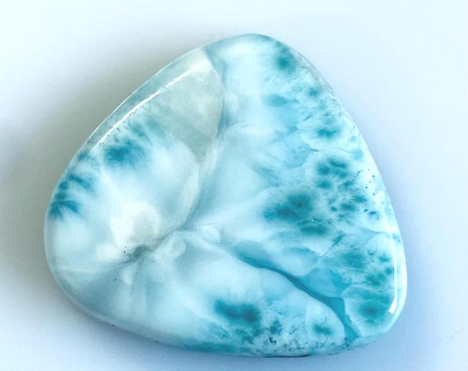 Larimar Gemstone Fancy Cabochons – Caribbean Blue Stone for Custom ...