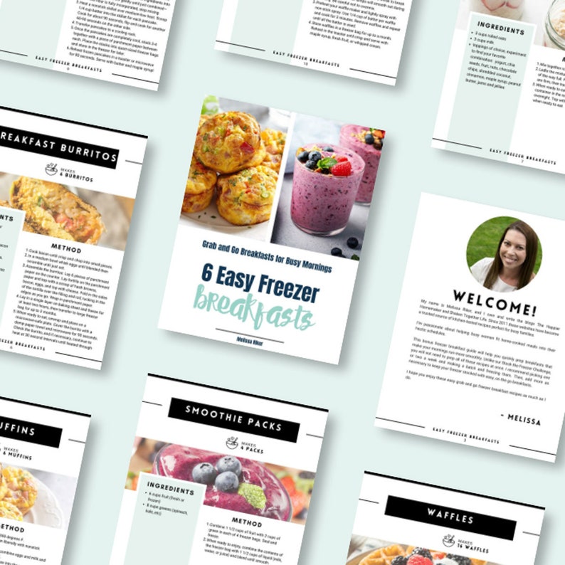 8 Freezer Breakfasts - Make Ahead Breakfast Recipes to Make Mornings ...