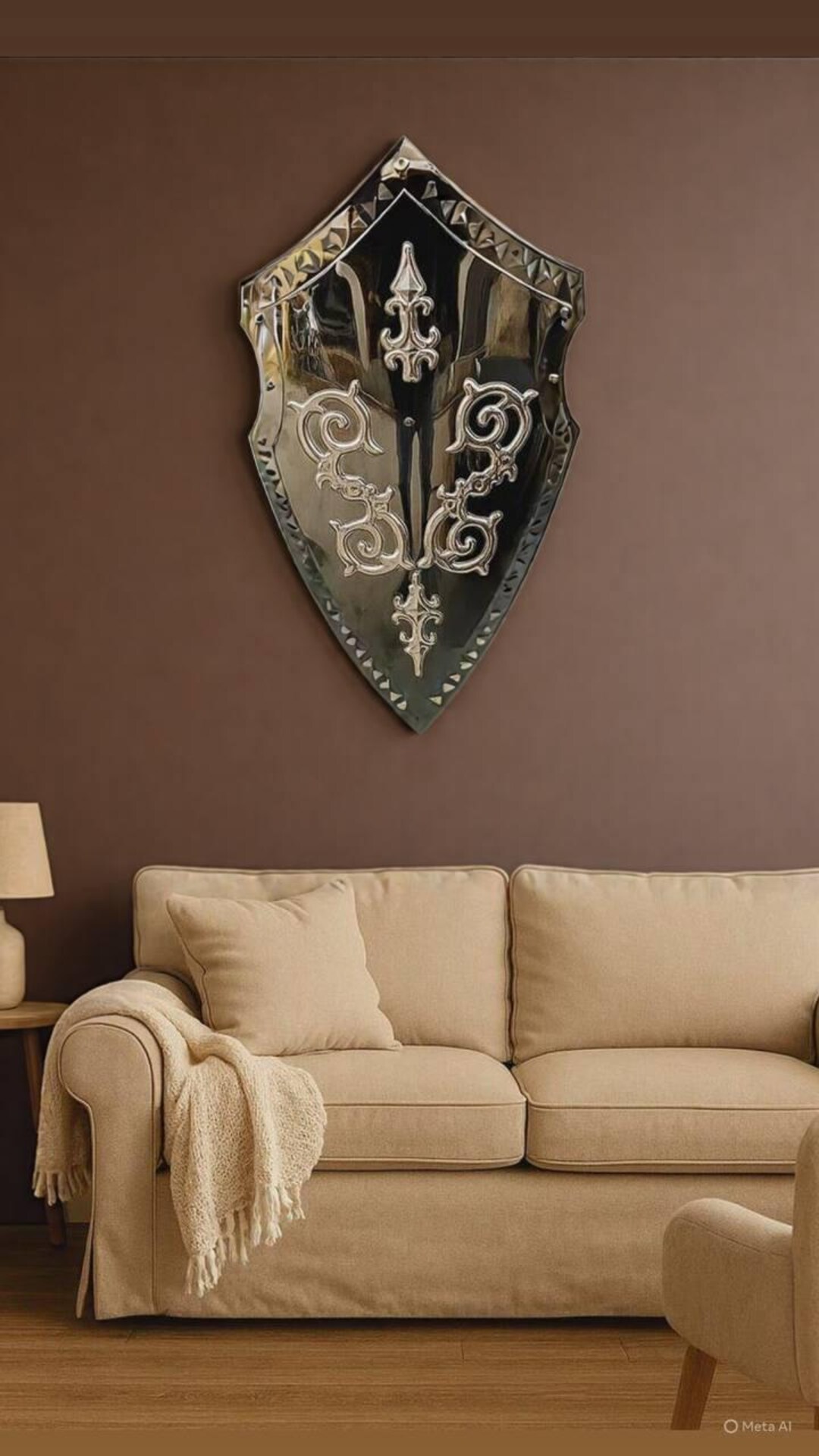 Handmade Medieval Wall Shield Decor - Wind Shield LARP - Etsy