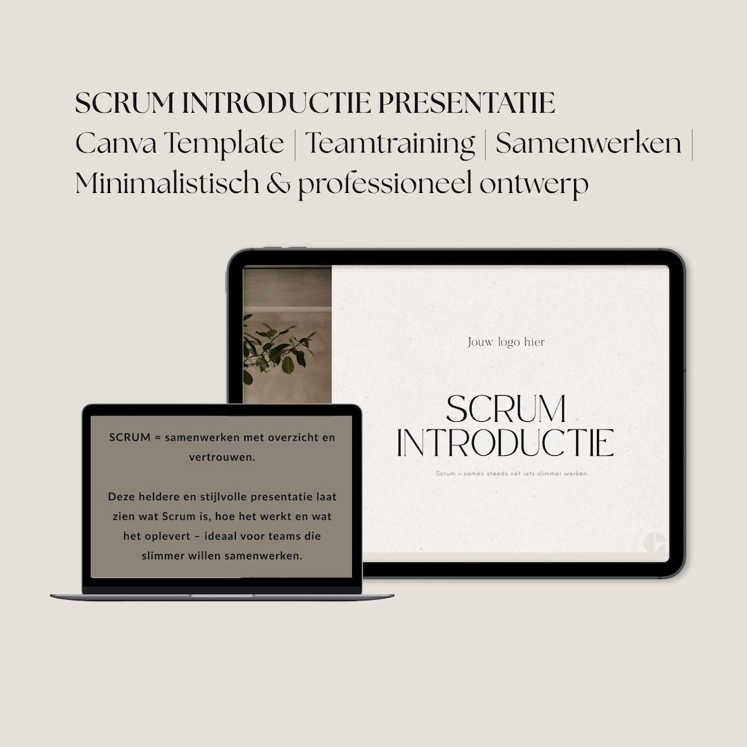 SCRUM Introduction Presentation | Canva Template | Team Training ...