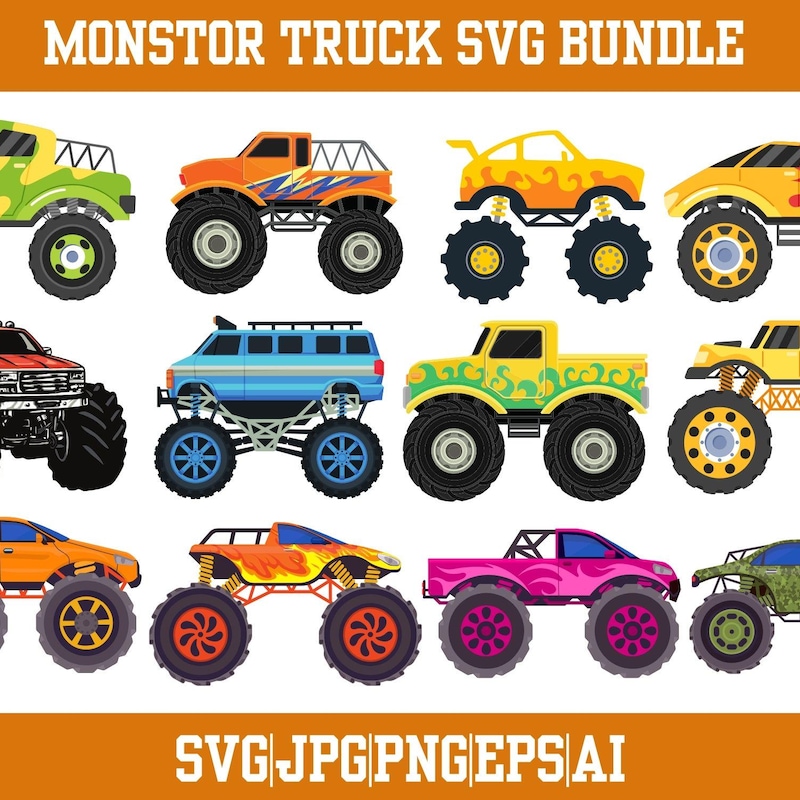 Cute 3d Monster Clipart - Etsy UK