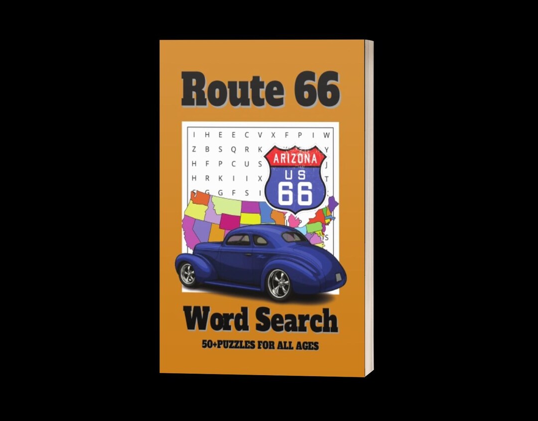 Route 66 Word Search Book – Printable Puzzle Fun for Road Trip Fans - Etsy