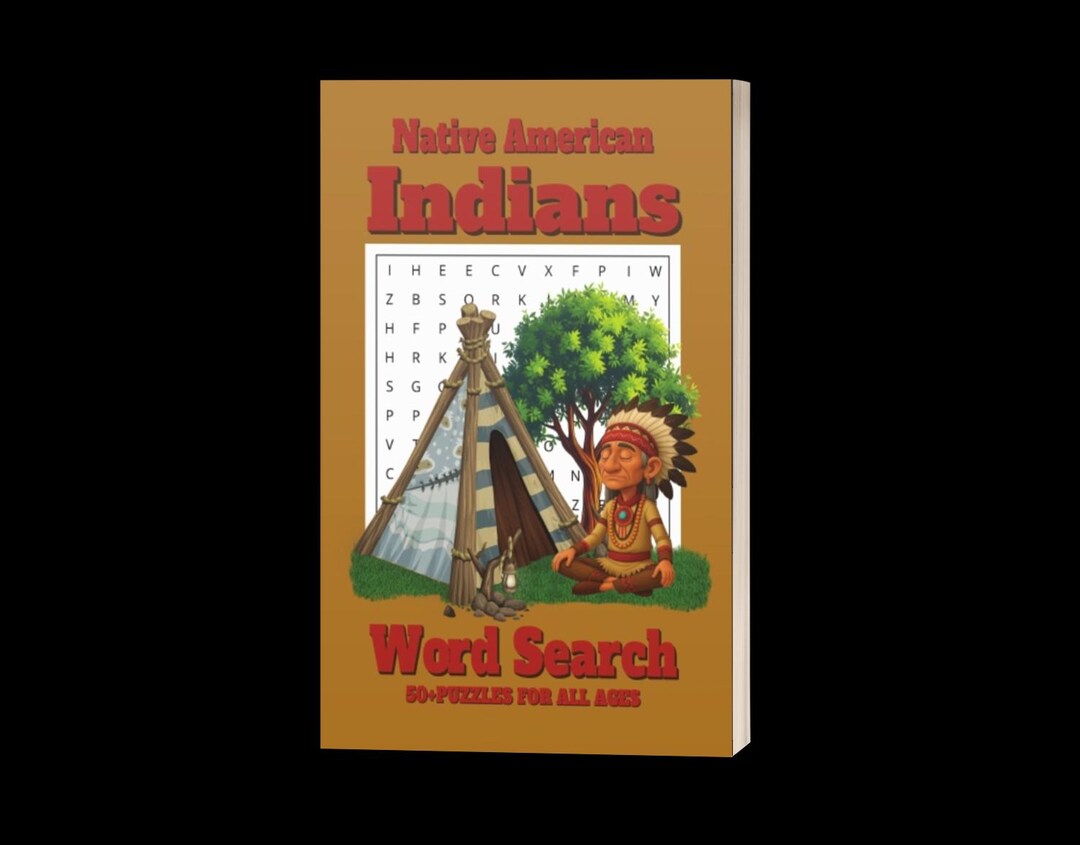 Native American Word Search Book – Printable Educational Puzzles - Etsy