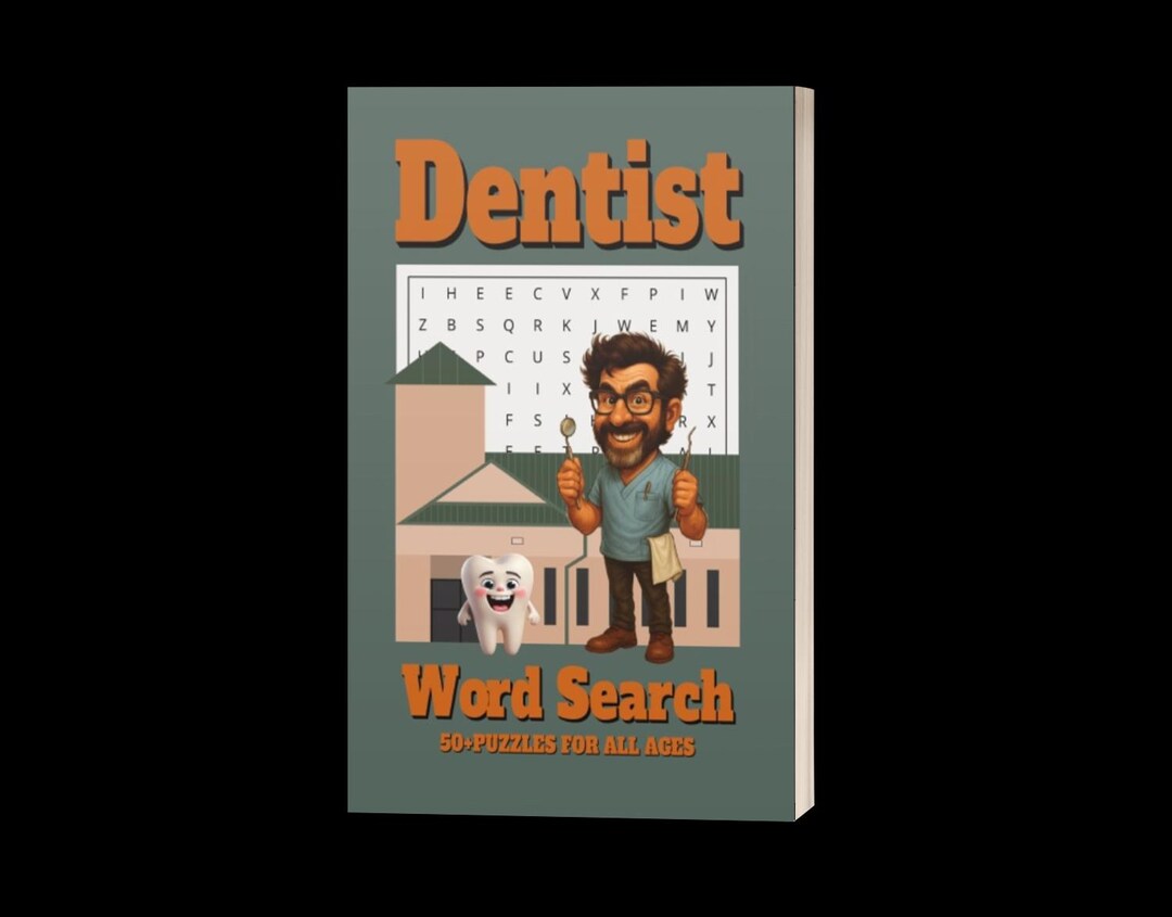 Dentist Word Search Puzzle Book – 55 Printable Dental-themed Puzzles - Etsy