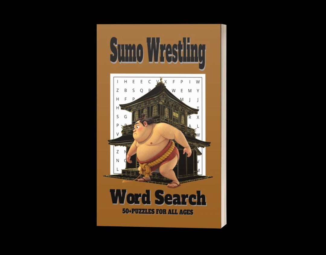 Sumo Wrestling Word Search Book – Printable Puzzles for Fans of the ...