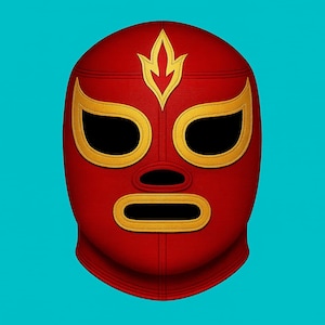 Handmade Lucha Libre Wrestling Mask – Mexican Wrestler Cosplay Mask ...