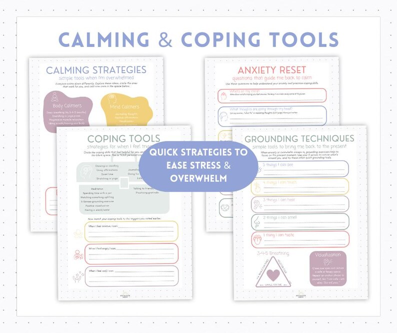 Mental Health Toolkit Printable | Self-care, Growth Mindset ...