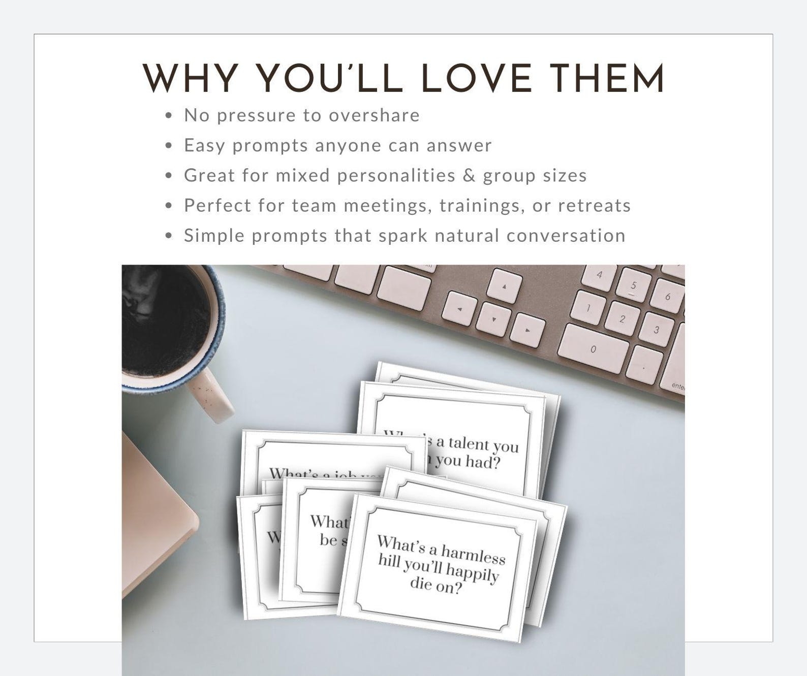 Team Building Icebreaker Cards for Work | Printable Office Icebreakers ...