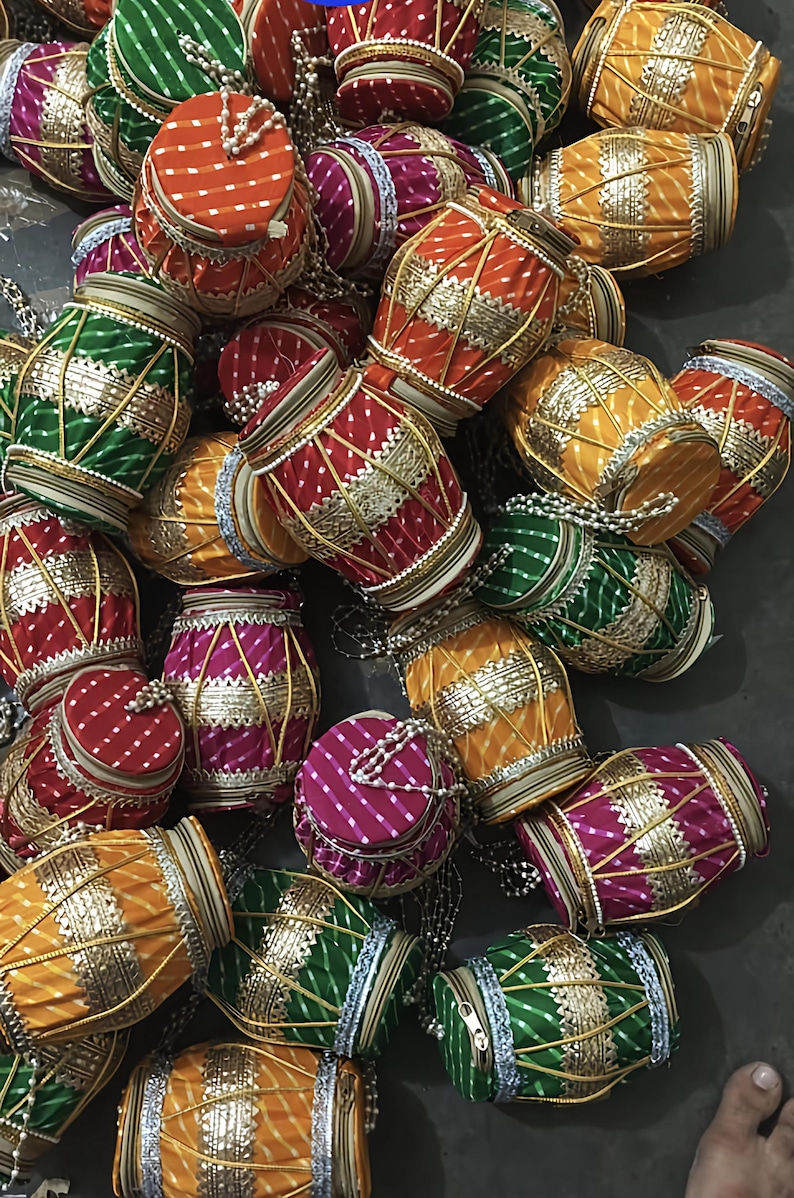 20x Decorative Dholak Design Dry Fruits Box for Wedding Shagun Gift ...